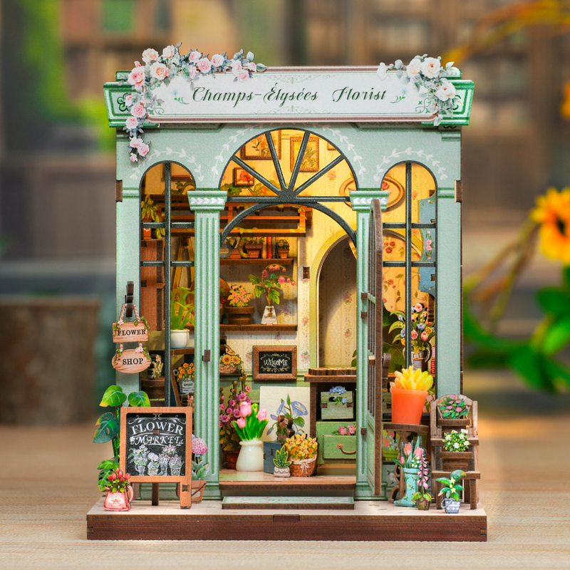CUTEBEE DIY Book Nook Kit | Champs-Élysées Florist