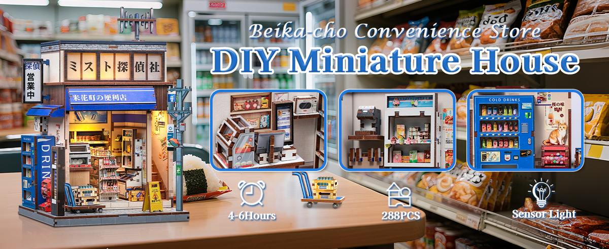 CUTEBEE DIY Miniature House | Beika-cho Convenience Store