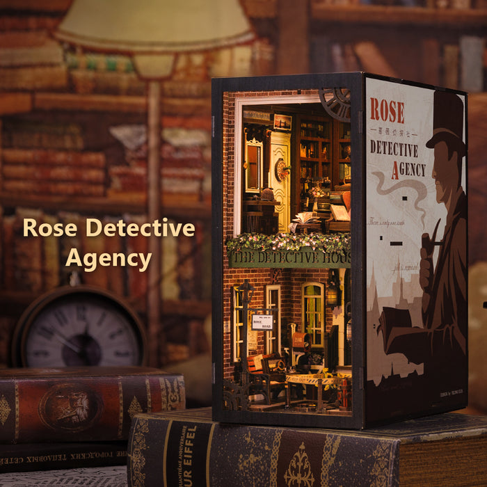 CUTEBEE DIY Booknook Kit（Rose Detective Agency）