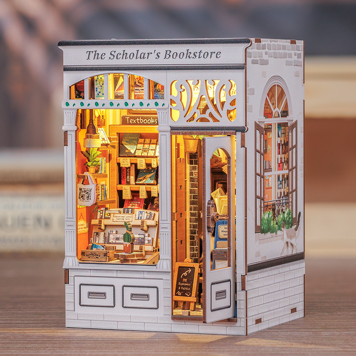 CUTEBEE DIY Book Nook Kit | The Scholar's Bookstore