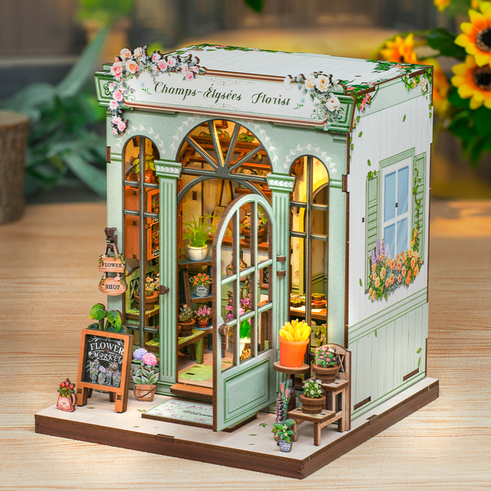 CUTEBEE DIY Book Nook Kit | Champs-Élysées Florist